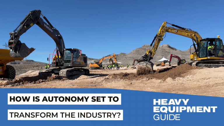 Autonomy and AI will transform the earthmoving industry