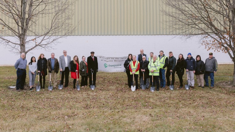 Freepoint breaks ground on advanced plastics recycling facility