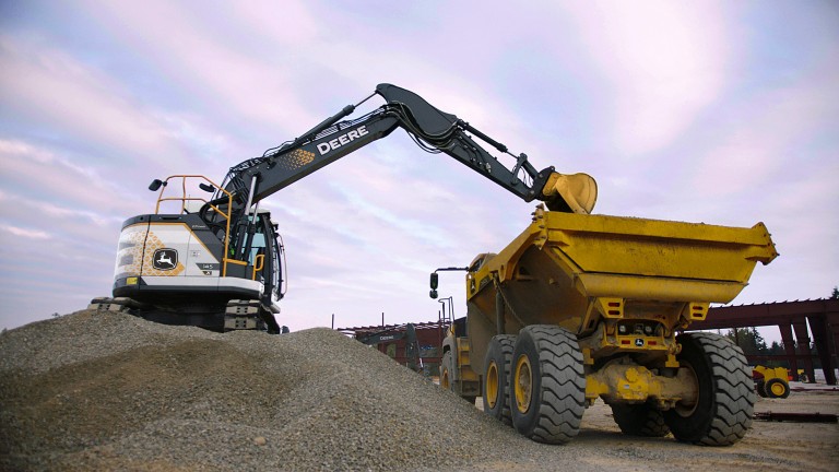 Electric excavator a highlight of CES 2023 keynote for John Deere