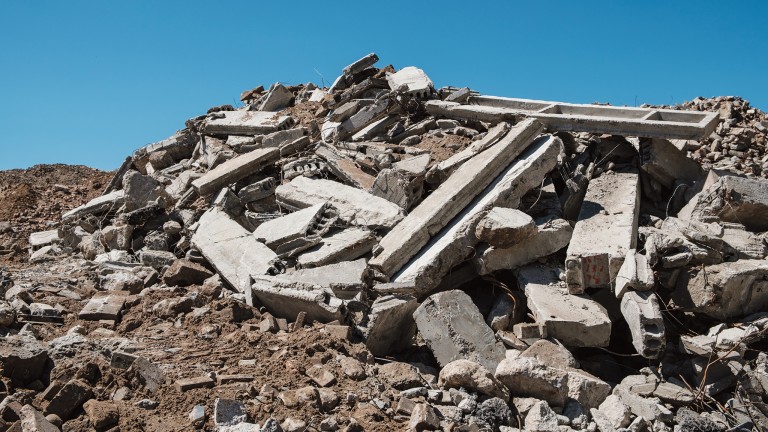 Reuse and recycle C&D waste for LEED certification