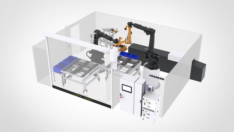 Liebherr automates disassembly of battery packs