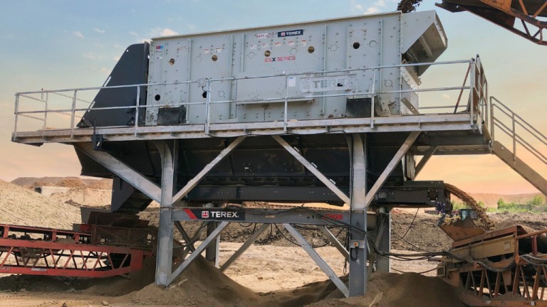 New Terex MPS horizontal screen utilizes increased clearance