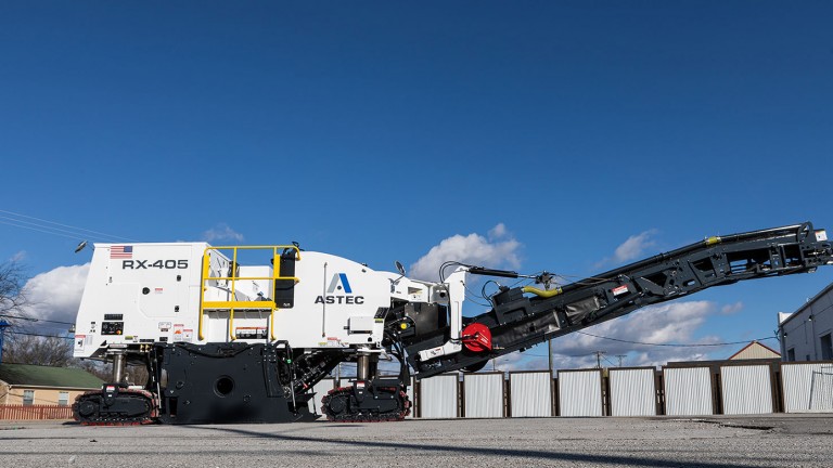 New cold planer from Astec fits smaller job sites