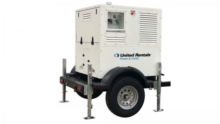 United Rentals adds low-emissions mobile power generators to rental fleet