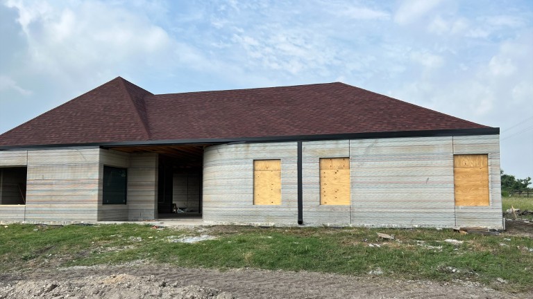 Sustainably built, 3D-printed homes constructed in Texas
