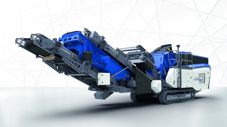 Mobile impact crusher the first in a new compact crusher line from Kleemann