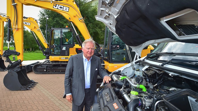 JCB installs hydrogen =engine into Mercedes-Benz cargo van