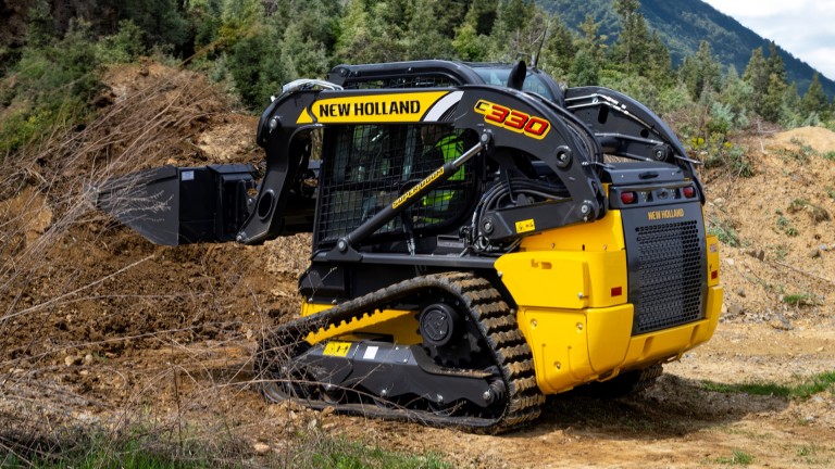New Holland's vertical lift compact track loader available in North America