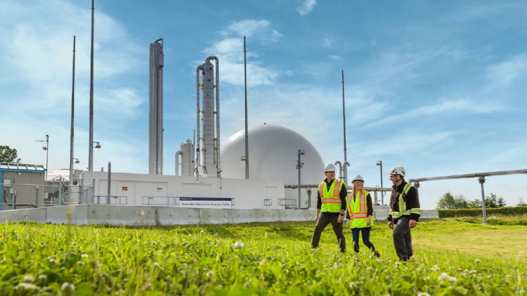 FortisBC RNG facility under construction at Vancouver landfill