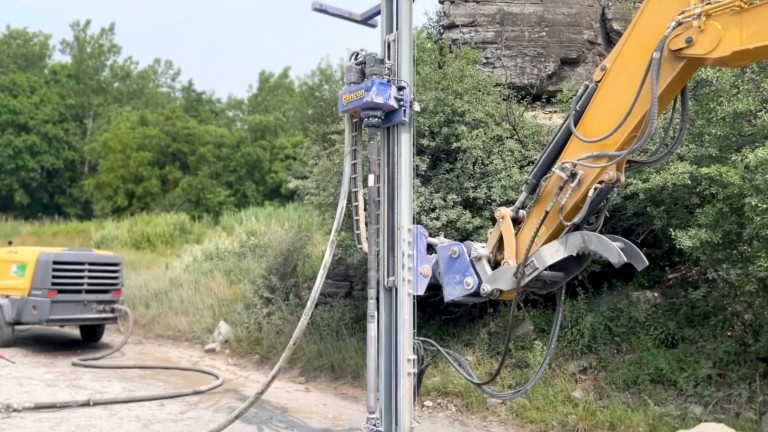 Trimble, Mincon offer machine control installation on drill mast attachments