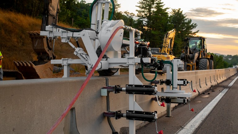 Self-propelled, pneumatic barrier wall drill from Minnich to debut at ...