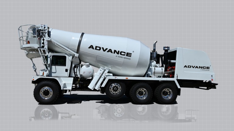 Check out Advance's tough and reliable mixer truck at World of Concrete