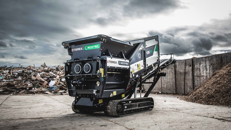 Terex Ecotec's compact shredder for versatile waste processing