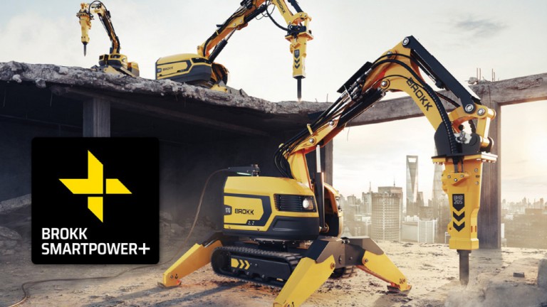 Brokk's latest generation of demolition robots at World of Concrete