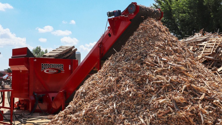 Rotochopper's compact shredder for versatile material downsizing and ...