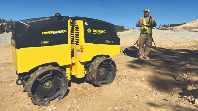 BOMAG multi-purpose compactor features quick-pairing, secure radio ...