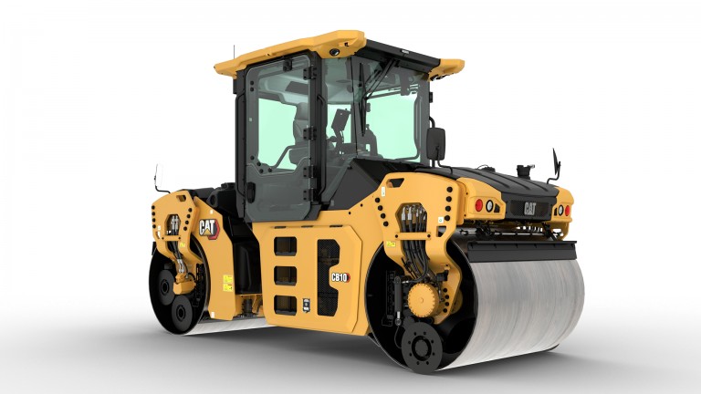 Updated asphalt compactor and rubber-track paver part of Cat's World of ...