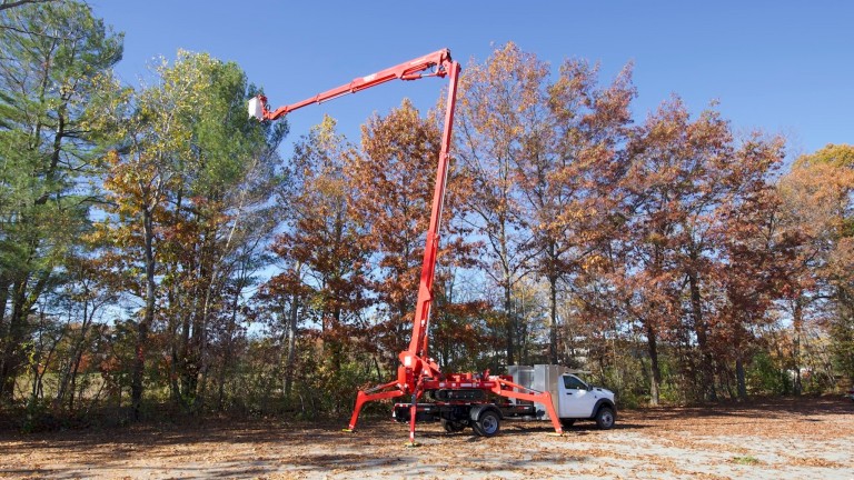 All Access Equipment truck mount provides two lift options in one system