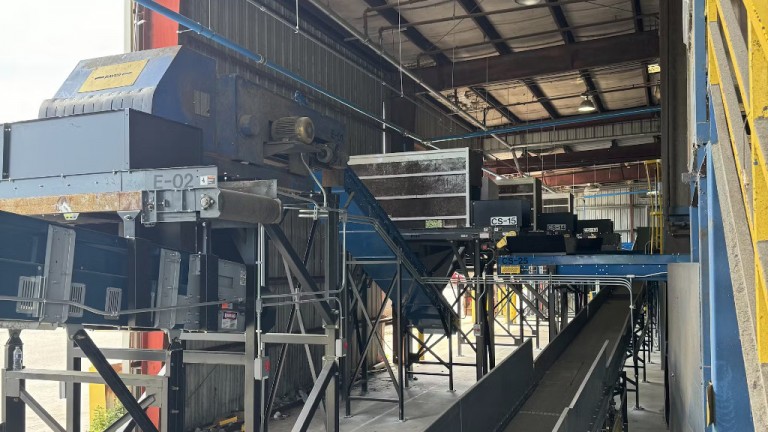 AMP installs automated single-stream facility for North Carolina recycler