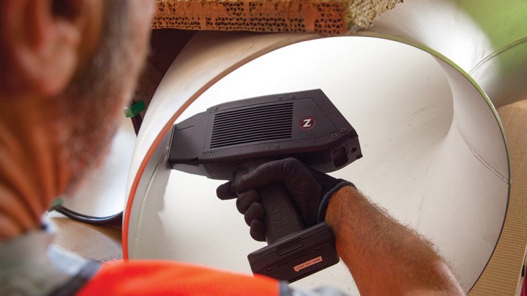 Handheld analyzers improve sorting and tracing