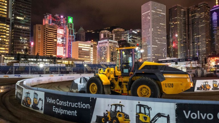 Volvo CE builds the FIA World RX tracks with sustainable power