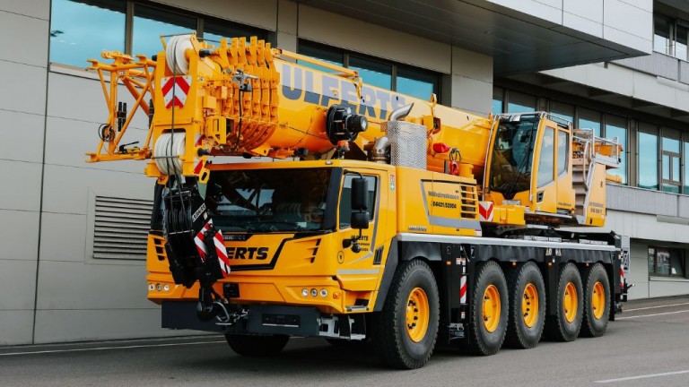 Liebherr's first mobile crane with driver assistance system
