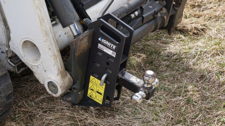 Ignite offers a new hitch attachment for compact loaders