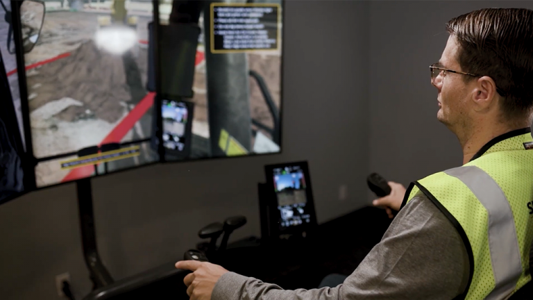 Cat’s heavy equipment training simulations train Vermont operators