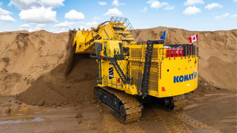 Second Komatsu PC9000 excavator arrives in Canada