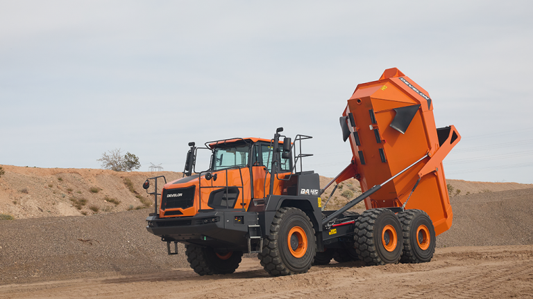 DEVELON updates DA45-7 hauler