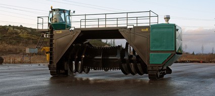AS 38H windrow turner Compost turners | Recycling Product News